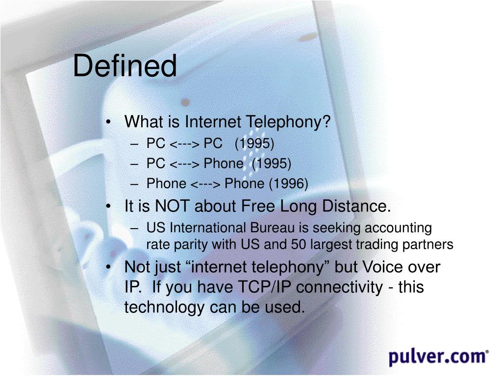 PPT - The Internet Telephony Industry PowerPoint Presentation, free ...
