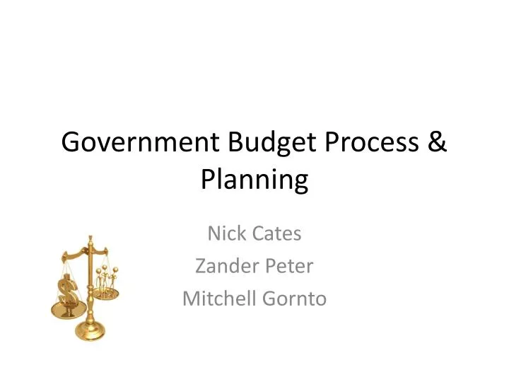 PPT - Government Budget Process & Planning PowerPoint Presentation - ID ...