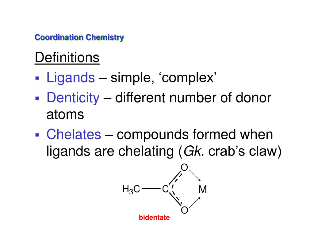PPT - Coordination Chemistry PowerPoint Presentation, free download ... PPT - Coordination Chemistry PowerPoint Presentation, free download ...
