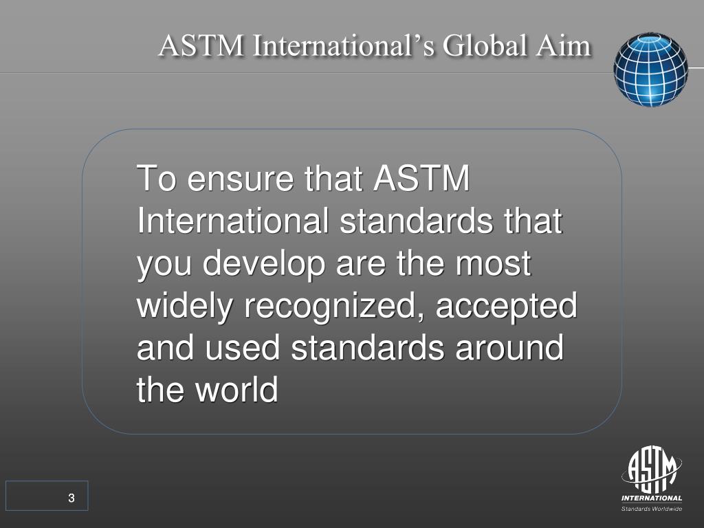 PPT - Welcome to ASTM in the International Arena Officers' Training ...