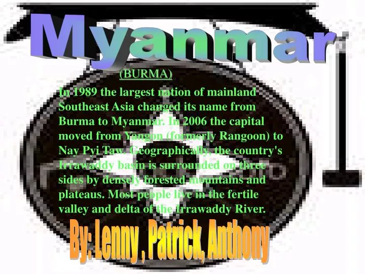 PPT - Myanmar PowerPoint Presentation, free download - ID:3023543