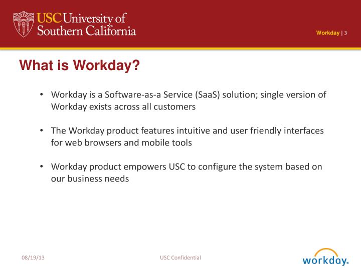 PPT - Workday Project Update PowerPoint Presentation - ID:3023571