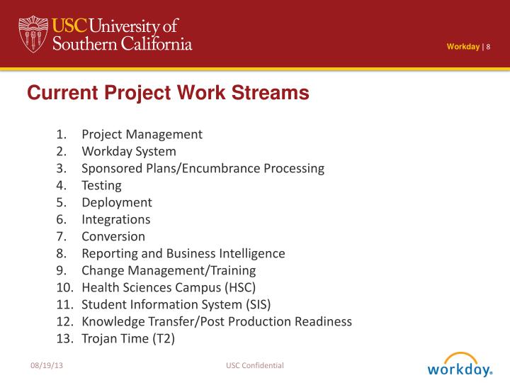 PPT - Workday Project Update PowerPoint Presentation - ID:3023571