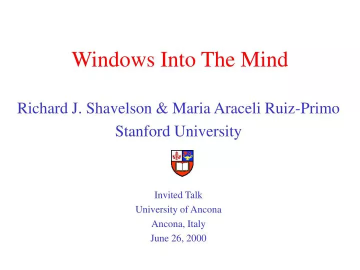 PPT - Windows Into The Mind PowerPoint Presentation, free download - ID ...
