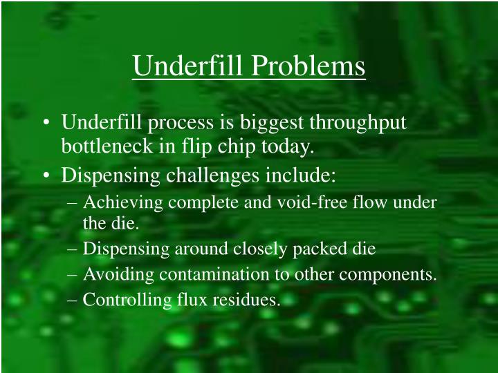 PPT - Flip Chip And Underfills PowerPoint Presentation - ID:3023684