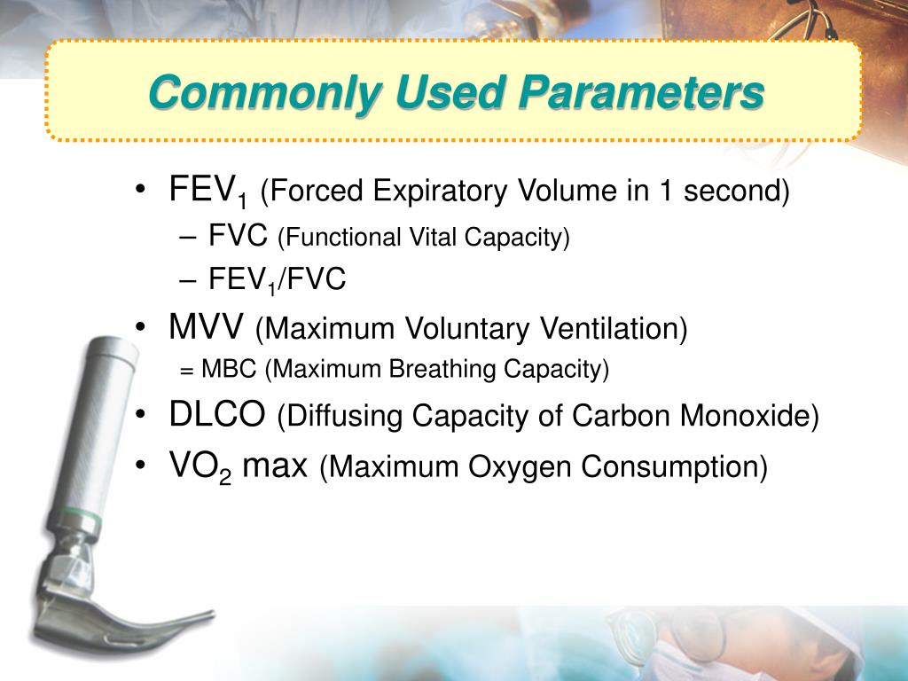 Ppt Preoperative Pulmonary Function Evaluation In Lung Resection