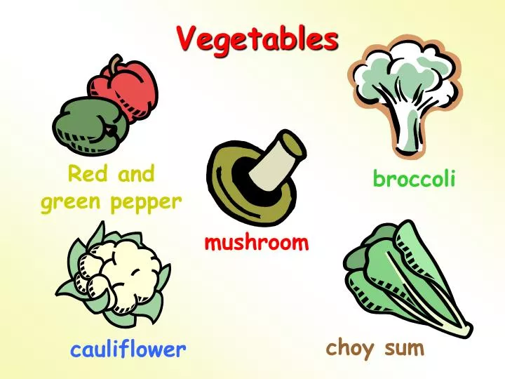 PPT - Vegetables PowerPoint Presentation, free download - ID:3024296