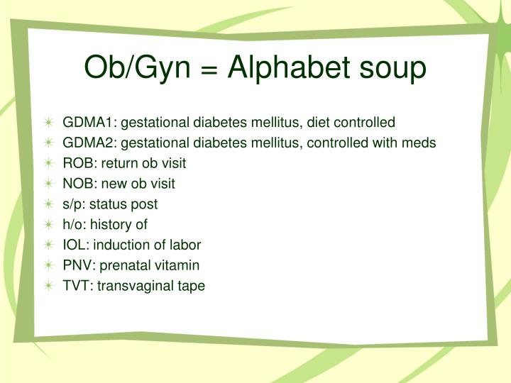 PPT - OB/Gyn do’s, don’ts and pearls: a guide for students on the ...