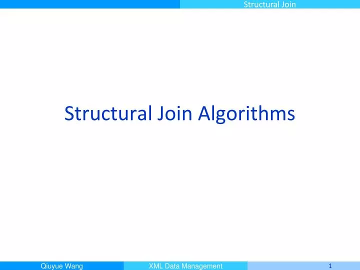 Ppt Structural Join Algorithms Powerpoint Presentation Free Download 9886
