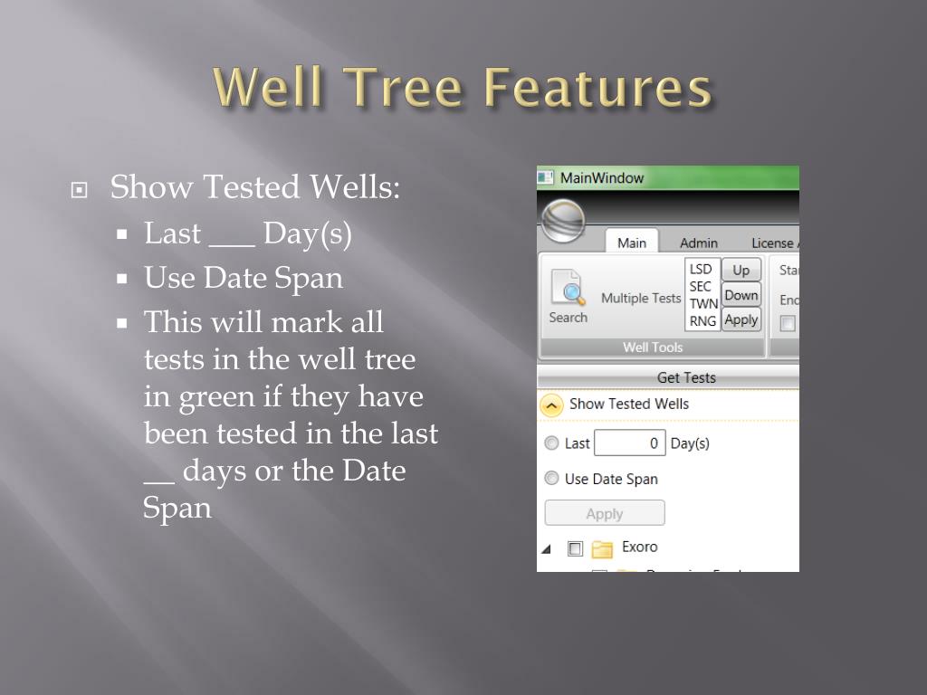 PPT - Southern Plains Energy Well Testing Software Overview and ...