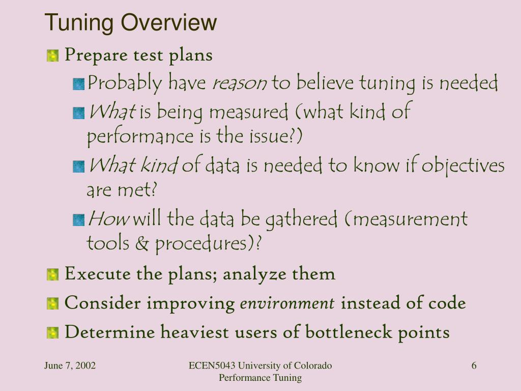 PPT - Performance Tuning PowerPoint Presentation, free download - ID ... PPT - Performance Tuning PowerPoint Presentation, free download - ID ...