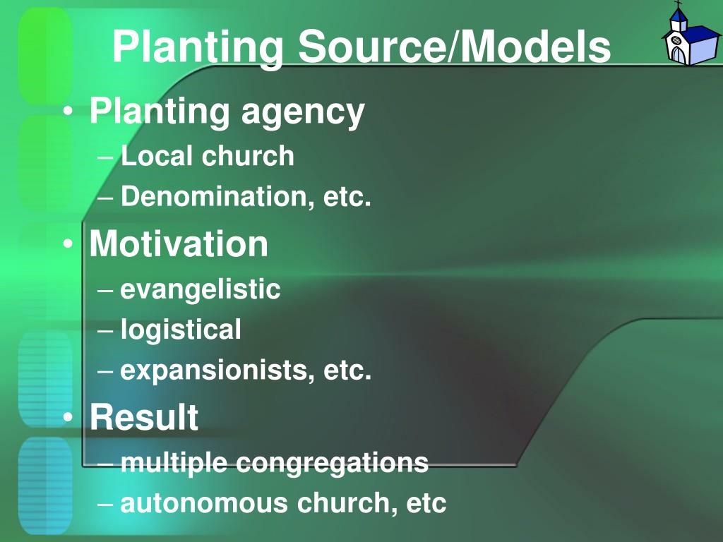 PPT - Twenty – One Church Planting Designs/Models for the Twenty-First ...
