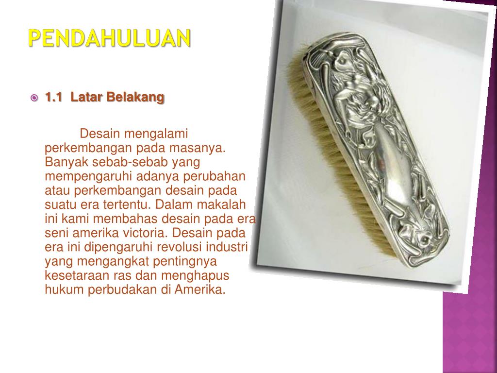 PPT - DESAIN ERA AMERICA VICTORIAN ART TINJAUAN DESAIN A c1 PowerPoint ...