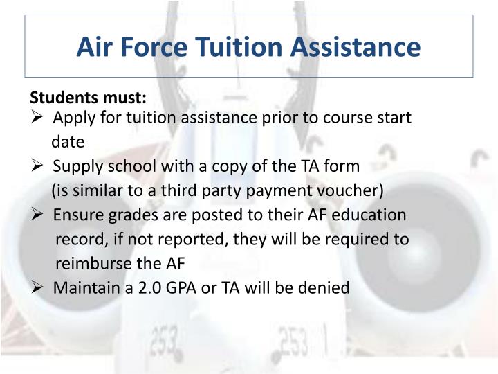 PPT - Air Force Tuition Assistance PowerPoint Presentation - ID:3026227