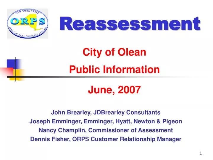 PPT - Reassessment PowerPoint Presentation, free download - ID:3026704