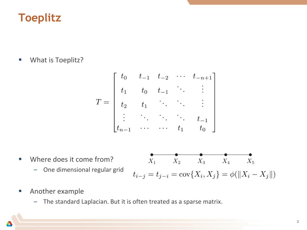 Ppt Parallelizing The Conjugate Gradient Algorithm For Multilevel Toeplitz Systems Powerpoint
