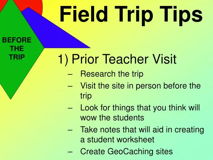 PPT - Field Trip Tips PowerPoint Presentation, free download - ID:3027675