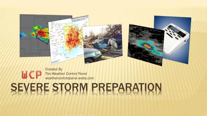 PPT - Severe Storm Preparation PowerPoint Presentation, free download ...