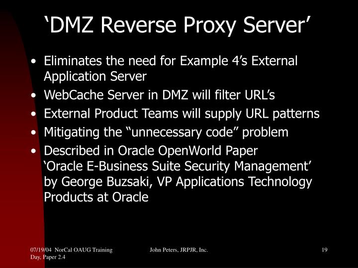 PPT - Securing the Internet Facing E-Business Suite PowerPoint ...