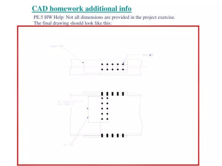 PPT - CAD homework additional info PowerPoint Presentation, free ...