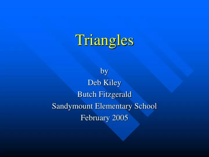 PPT - Triangles PowerPoint Presentation, free download - ID:3028443