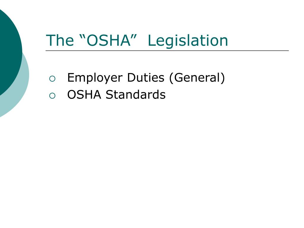 PPT - LEGAL ASPECTS OF INDUSTRIAL HYGIENE PowerPoint Presentation, free ...
