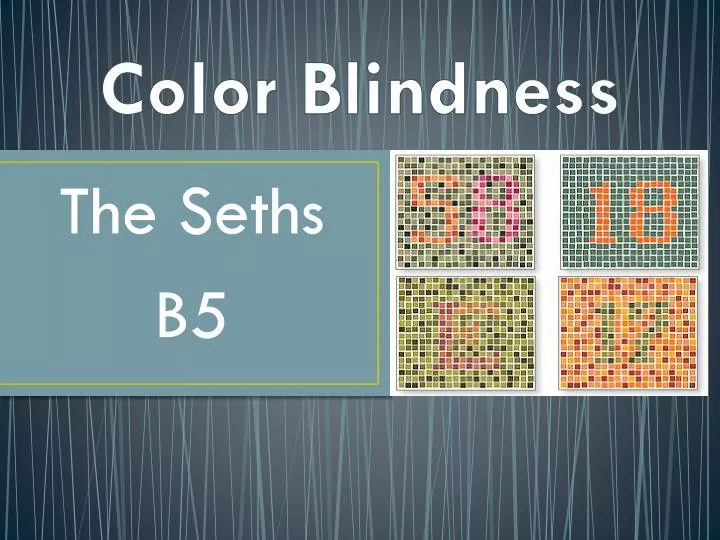 PPT - Color Blindness PowerPoint Presentation, free download - ID:3028886
