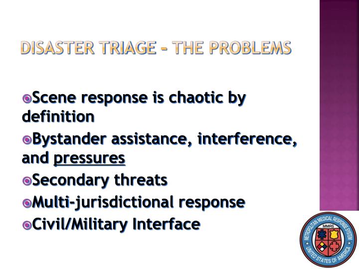 PPT - Guidelines for Mass Casualty Triage PowerPoint Presentation - ID ...