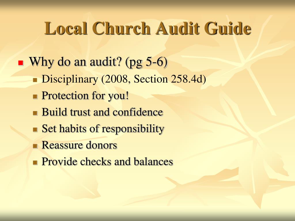 PPT - Local Church Treasurer/Finance Training PowerPoint Presentation ...