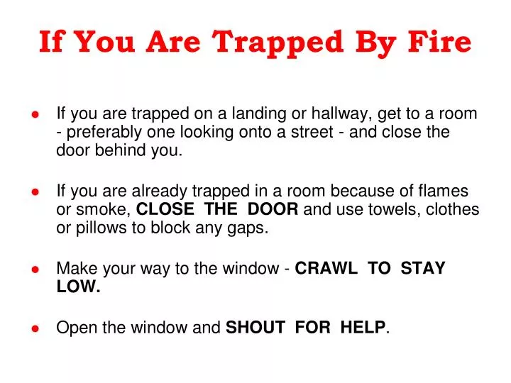 PPT - FireRescue Trapped by Fire PowerPoint Presentation, free download ...