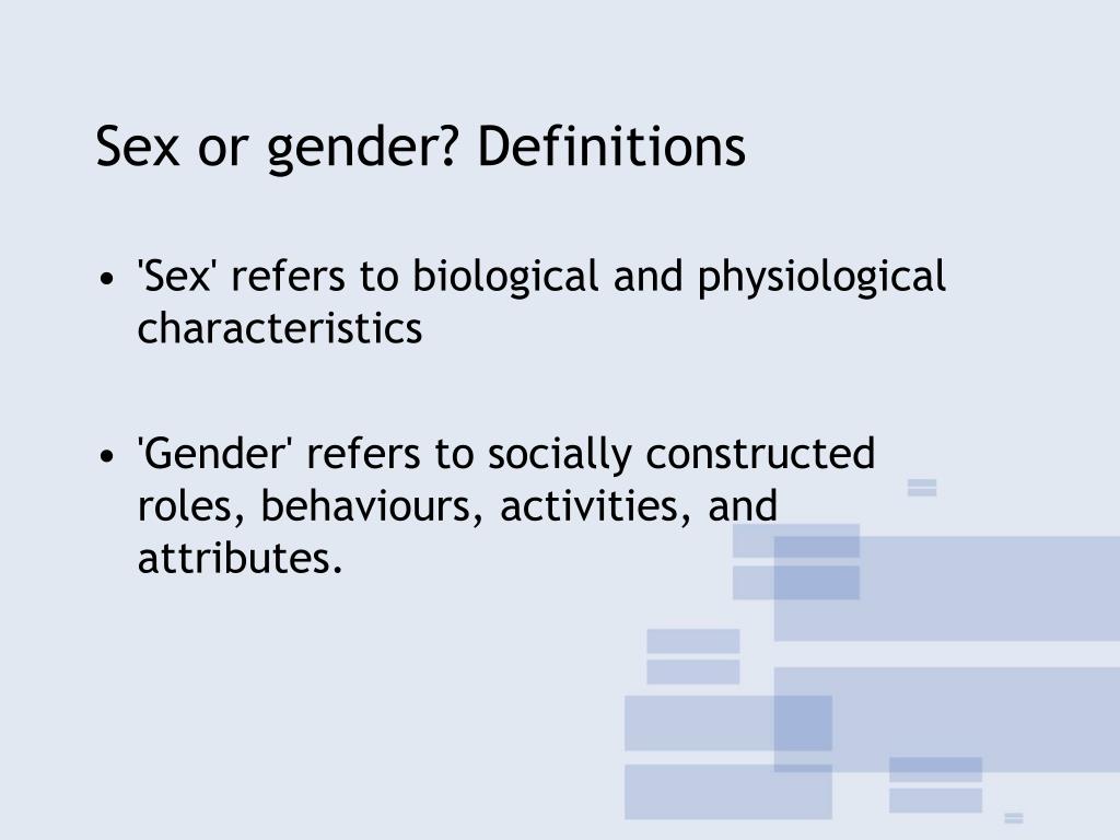Ppt Measuring Sex Gender And Gender Identity Powerpoint Presentation