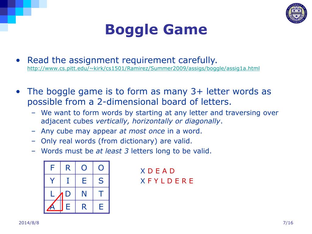 PPT - Boggle Game: Backtracking Algorithm Implementation PowerPoint ... PPT - Boggle Game: Backtracking Algorithm Implementation PowerPoint ...