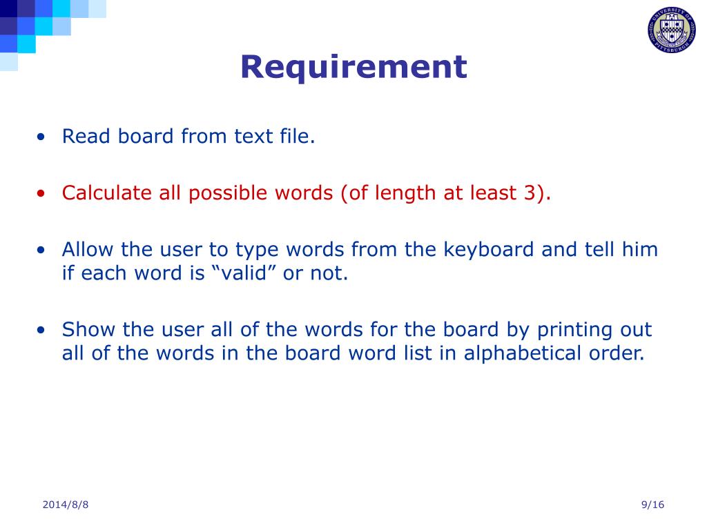 PPT - Boggle Game: Backtracking Algorithm Implementation PowerPoint ... PPT - Boggle Game: Backtracking Algorithm Implementation PowerPoint ...