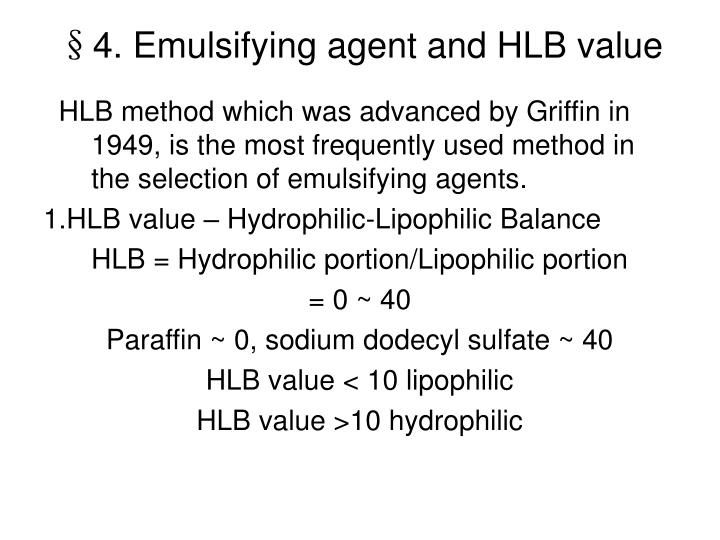 PPT - Chapter 6 emulsification and emulsification by surfactants ...