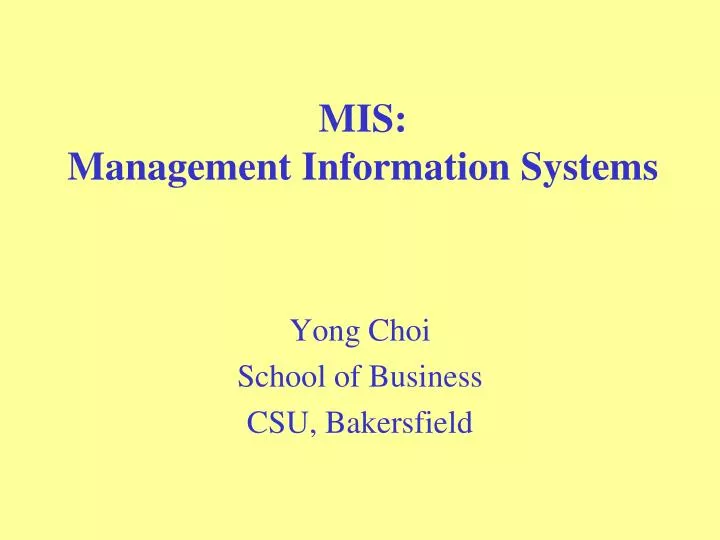 PPT - MIS: Management Information Systems PowerPoint Presentation, free ... PPT - MIS: Management Information Systems PowerPoint Presentation, free ...