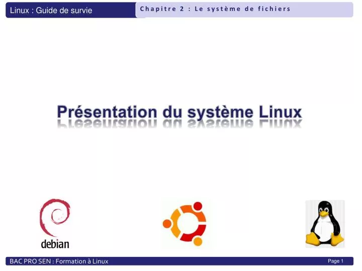 PPT - Présentation du système Linux PowerPoint Presentation, free ...