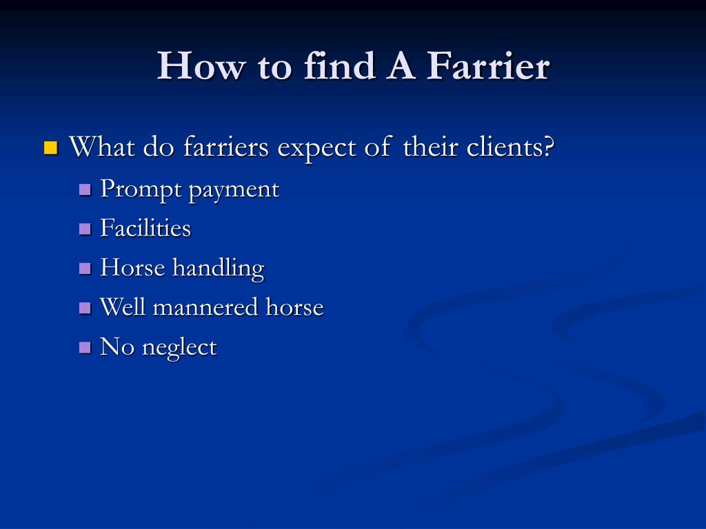 PPT - The Anatomy of the Horse and Horse Shoeing PowerPoint ...