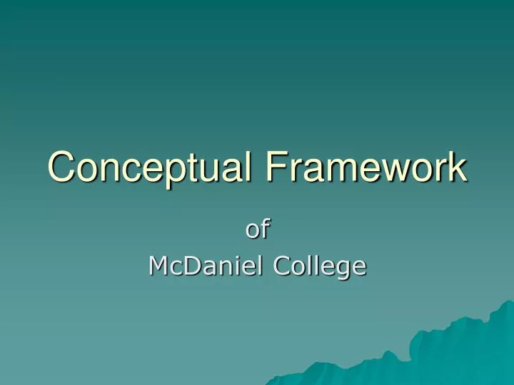PPT - Conceptual Framework PowerPoint Presentation, free download - ID ...