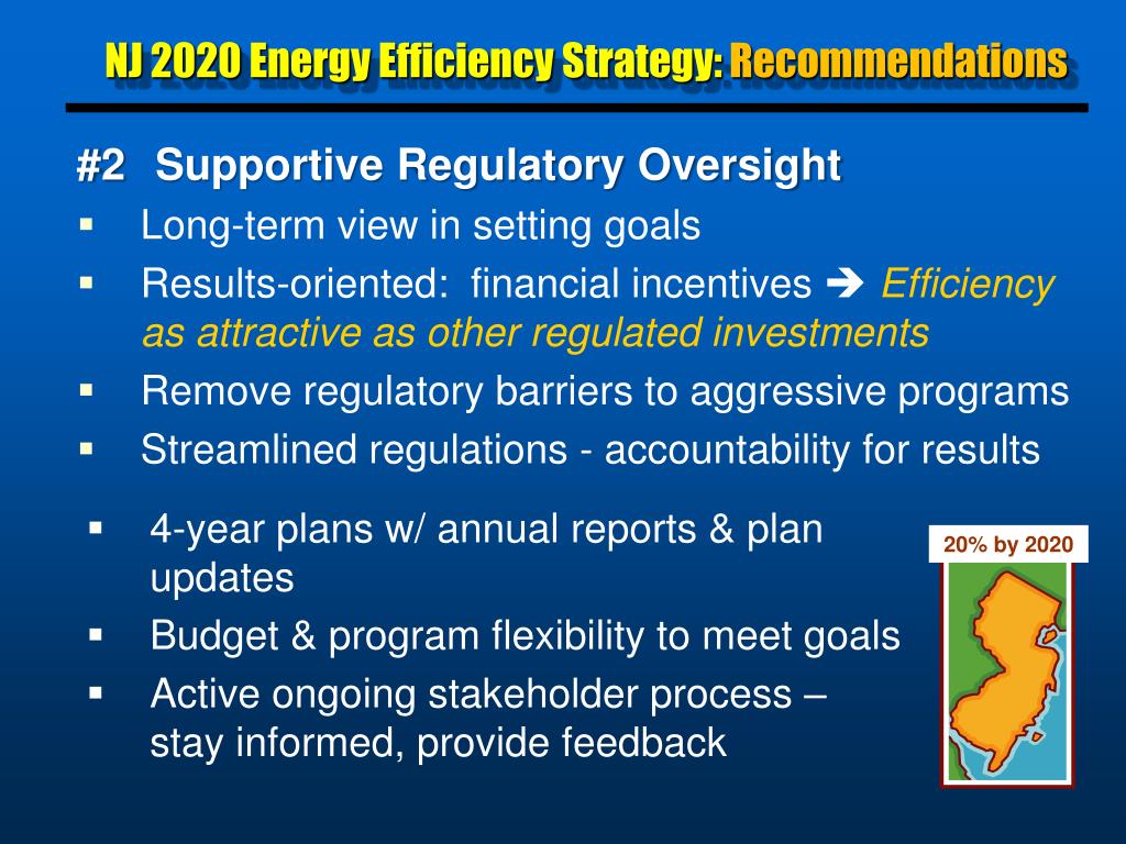PPT - An Energy Efficiency Strategy for New Jersey: Achieving the Energy Master Plan Goals ...