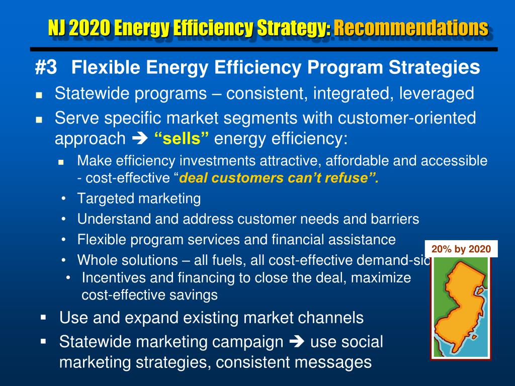 PPT - An Energy Efficiency Strategy for New Jersey: Achieving the ...