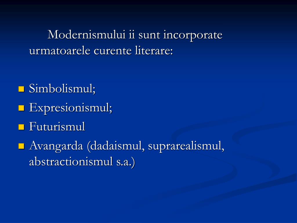 PPT - TRADITONALISM VERSUS MODERNISM (PREZENTARE SINTETICA) PowerPoint ...