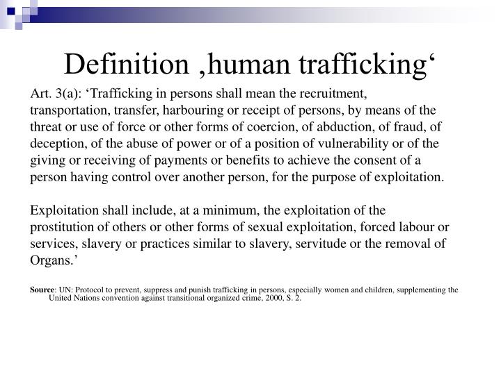 PPT - The fight against human trafficking PowerPoint Presentation - ID ...