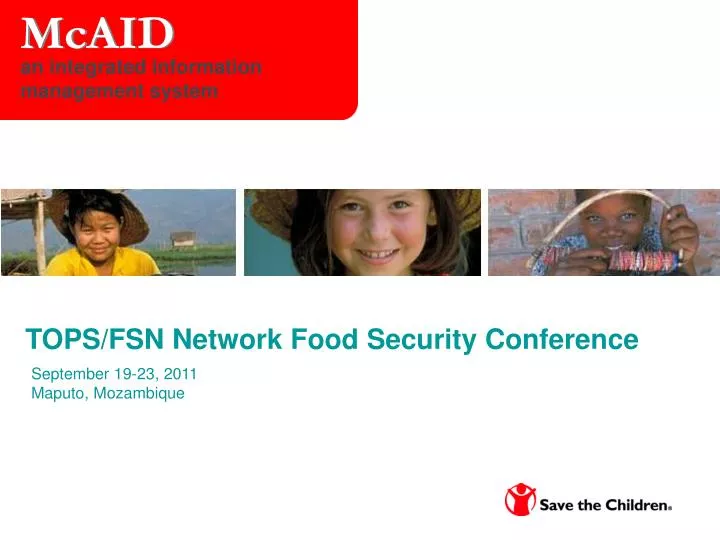 PPT - TOPS/FSN Network Food Security Conference PowerPoint Presentation ...
