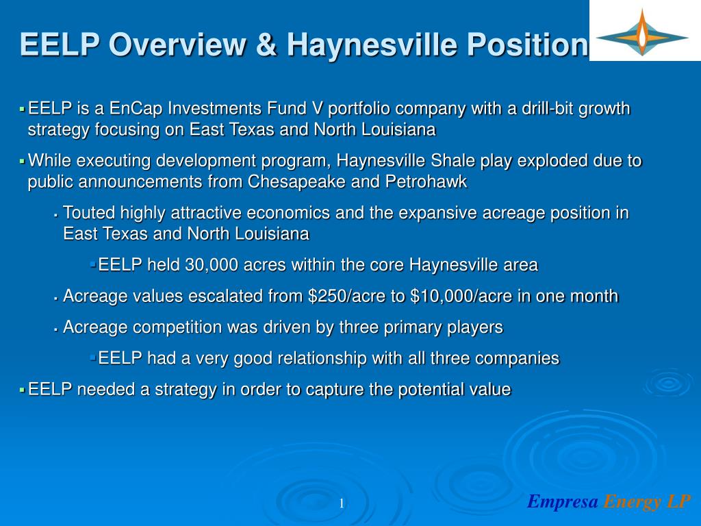 PPT - Empresa Energy, LP Jeff Elkin PowerPoint Presentation, free ...