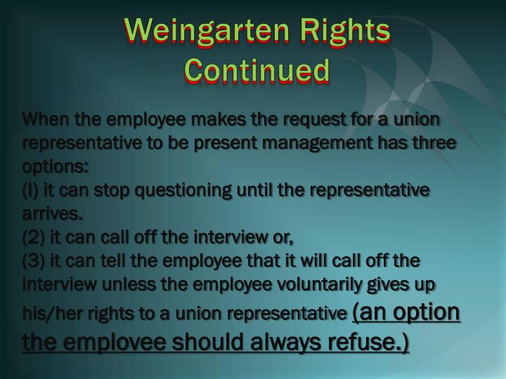 PPT - Weingarten Rights PowerPoint Presentation - ID:3032744