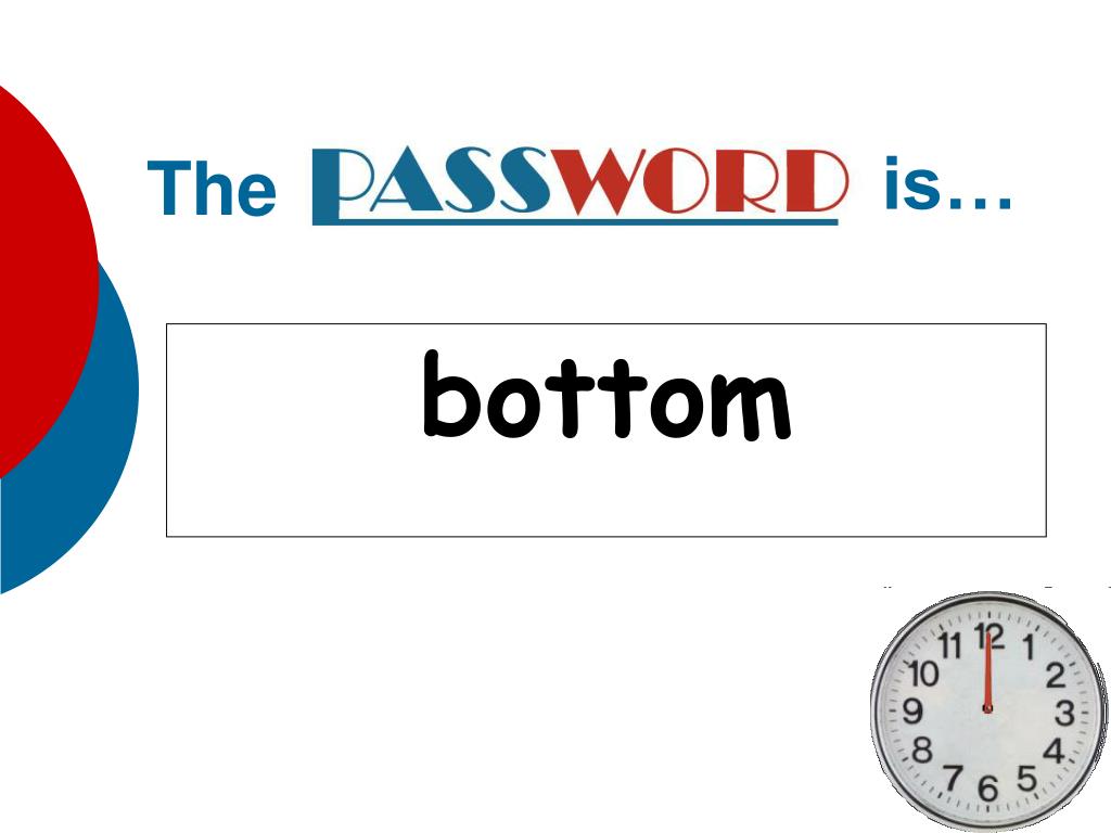 PPT - Tops and Bottoms Vocabulary Review Activity PowerPoint ...