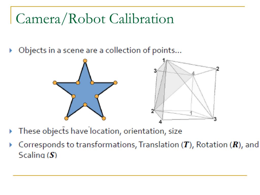 Ppt C Opencv And Simple Camera Robot Calibration Powerpoint