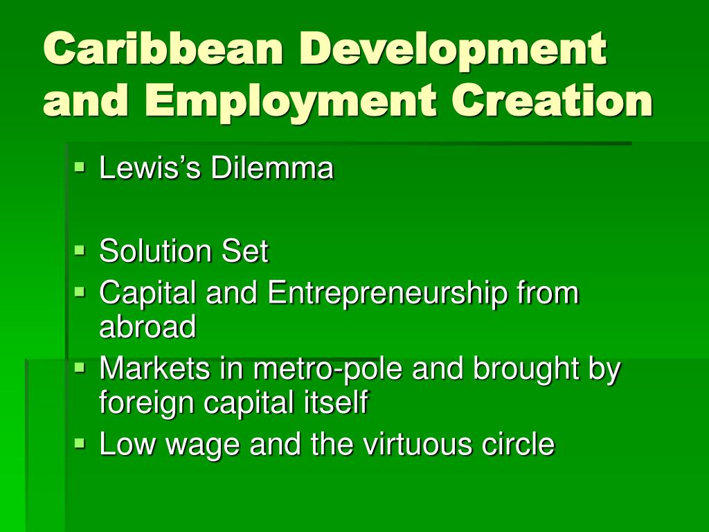 PPT - Employment and Economic Development in the English-Speaking ...