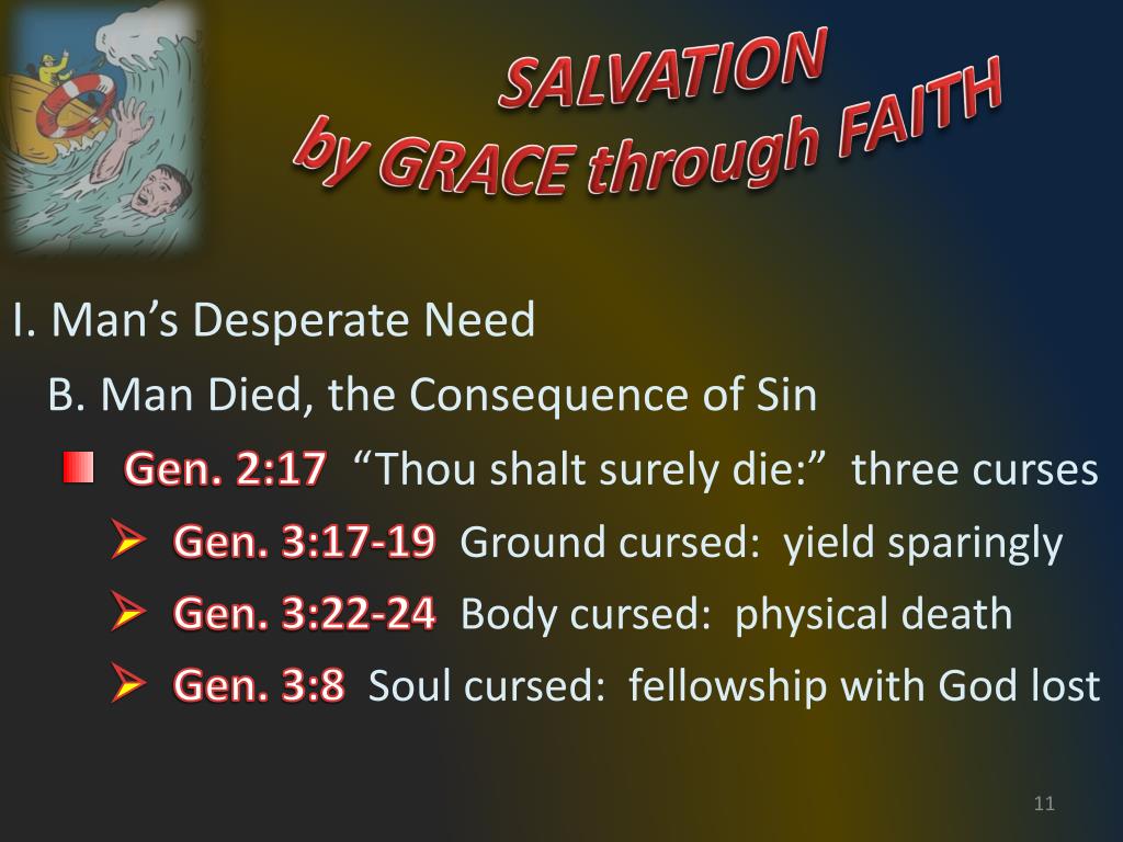 PPT - SALVATION b y GRACE through FAITH PowerPoint Presentation, free ...
