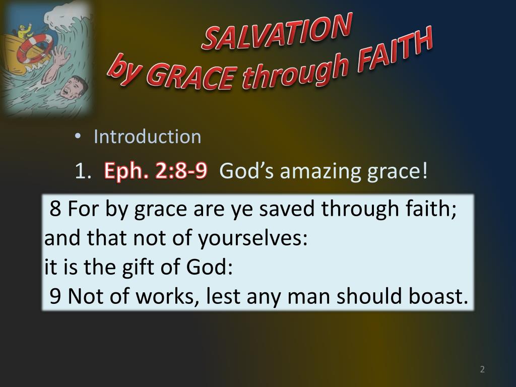 PPT - SALVATION b y GRACE through FAITH PowerPoint Presentation, free ...